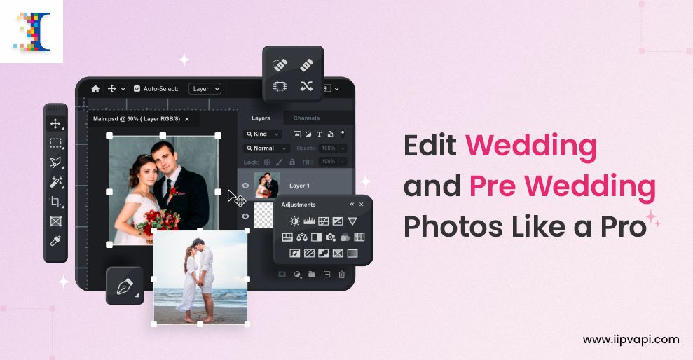 12 Wedding and Pre Wedding Photo Editing Ideas