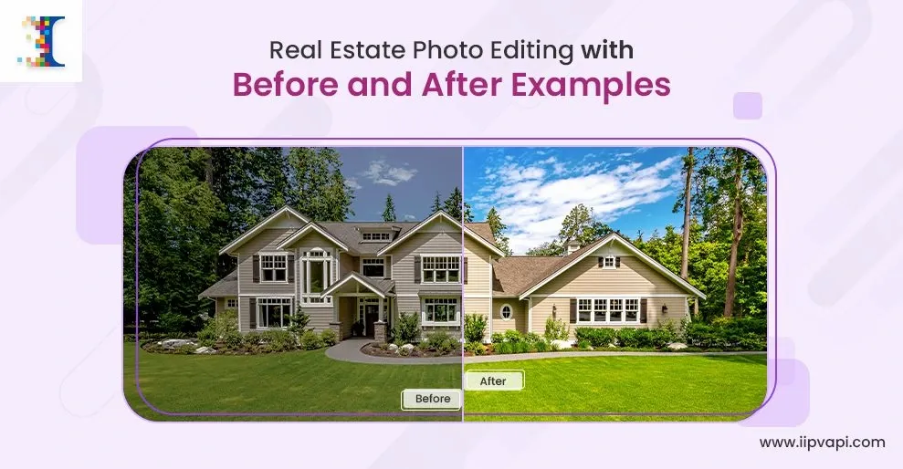 Before and After Photo Editing Examples of Real Estate